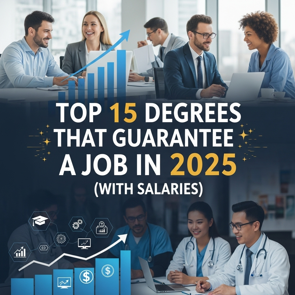 Top 15 Degrees That Guarantee A Job In 2025 (With Salaries) - Schoolcrib